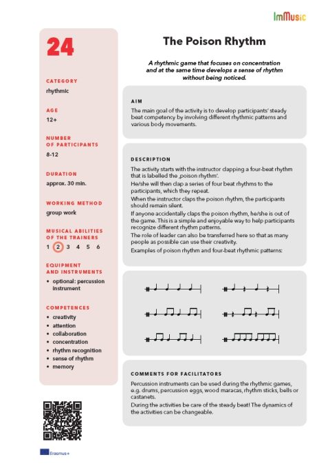 Youth music activities - Toolkit by ImMusic
